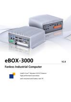 Fanless PC - eBOX-3000 - NODKA Automation Technology - wall-mounted ...