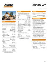 580SN WT - Case - PDF Catalogs | Technical Documentation | Brochure