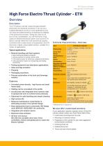 ETH Electro Cylinder - Parker Cylinder Division Europe - PDF Catalogs ...