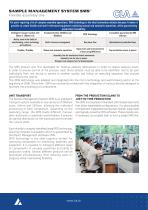 SMS assembly line - CLA Clinical Laboratory Automation SA - PDF ...