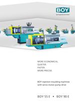 E-Series injection moulding machine - Dr. Boy - PDF Catalogs ...