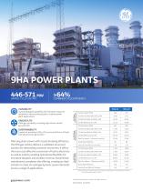 Gas turbine - 9HA series - GE Power - for power generation / combined ...