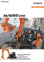 ZAXIS 85USB - HITACHI Construction Machinery - PDF Catalogs | Technical ...