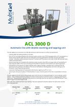 Automatic counting and capping machine - ACL 3000 - MultiGel Srl ...