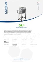 Stainless steel sifter - GR 1 - MultiGel Srl - cleaning