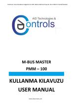 M-BUS MASTER PMM – 100 - AID Controls - PDF Catalogs | Technical Documentation | Brochure