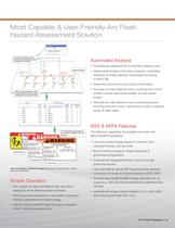 Arc Flash Analysis brochure - Etap - PDF Catalogs | Technical ...