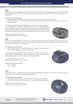Single-stage FZ type pumps Intermediate pumping PS type stations TS ...
