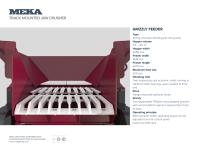 MEKA TRACK MOUNTED JAW CRUSHER - MEKA Crushing Screening and Concrete ...