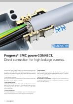 Progress® EMC powerCONNECT_direct connection for high leakage currents ...