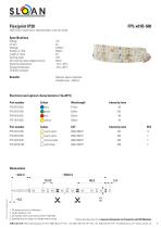 Strip LED - FP5-x01B-500 - SLOAN - white / blue / red