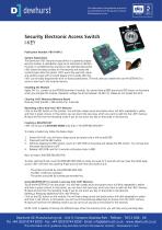 I-Key Security Electronic Access Switch - Dewhurst - PDF Catalogs ...