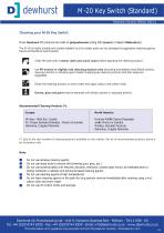 M-20 Key Switch (Standard) - Dewhurst - PDF Catalogs | Technical ...