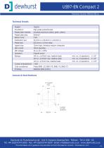 US97-EN Pushbutton - Dewhurst - PDF Catalogs | Technical Documentation | Brochure