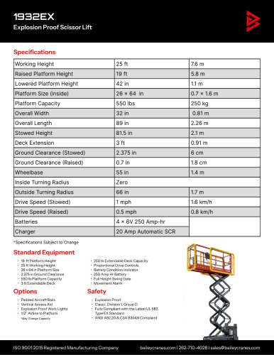 All Bailey lifts catalogs and technical brochures
