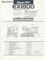 super EX1800 specifications - Deere-Hitachi Construction Machinery ...