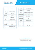 UV254 Go UVT Meter UVA Analyser - Photonic Measurements - PDF Catalogs ...