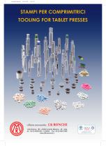 TOOLING FOR TABLET PRESSES - RONCHI F.LLI - PDF Catalogs | Technical ...
