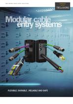 Modular cable entry system - Trelleborg Cable Entry Solutions - IP65 ...