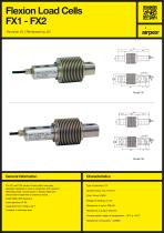 Flexion Load Cells FX1 - FX2 - Airpes - PDF Catalogs | Technical Documentation | Brochure