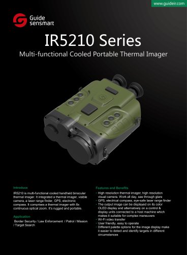 Guide Sensmart / INSPECTION CAMERA / THERMAL IMAGING / INFRARED ...