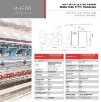 M-1200 - MERT MACHINERY - PDF Catalogs | Technical Documentation | Brochure