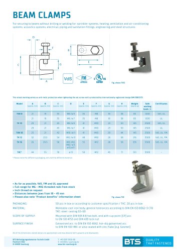 HAMMER-HEAD BOLTS 2025 - BTS Befestigungselemente-Technik GmbH - PDF Catalogs | Technical ...