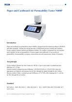 Air permeability tester - N600 - Guangzhou Biaoji Packaging Equipment ...