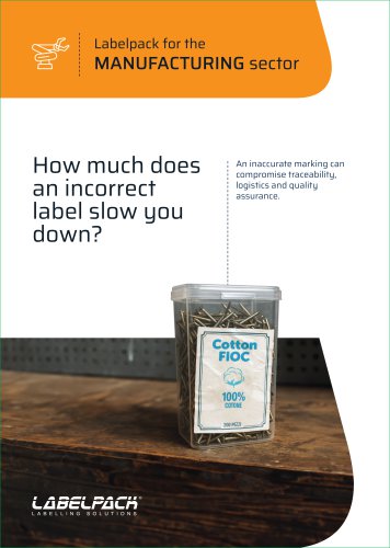 Labelpack for the PHARMACEUTICAL sector - LABELPACK - PDF Catalogs | Technical Documentation ...