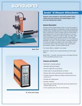 Ultrasonic Nonwovens and Textile Machinery - Sonobond Ultrasonics - PDF ...