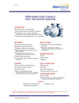 1209 SERIES FUEL ENERGY HOT AIR BAFFLE BURNER - Bloom Engineering - PDF ...