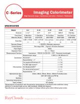 C -SERIES IMAGING Colorimeter - RayClouds Photoelectric Technology Co ...