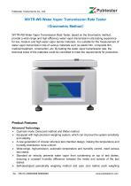 Water vapor transmission rate tester - WVTR-W6 - Pubtester Instruments ...