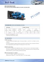 Diesel Generator PY1200 - PAT-TECH ENGINEERING (H.K.) LIMITED - PDF ...