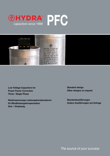 Hydra-Motor Capacitors for AC Motors 400 - HYDRA a.s - PDF Catalogs ...