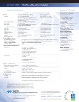 Model T204 - Teledyne API - PDF Catalogs | Technical Documentation ...