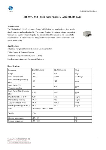ER-QA-03C - SHAANXI ERICCO INERTIAL TECH. CO., LTD - PDF Catalogs | Technical Documentation ...