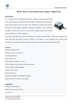 Electronic compass - ER-EC-225 - SHAANXI ERICCO INERTIAL TECH. CO., LTD - tilt-compensated