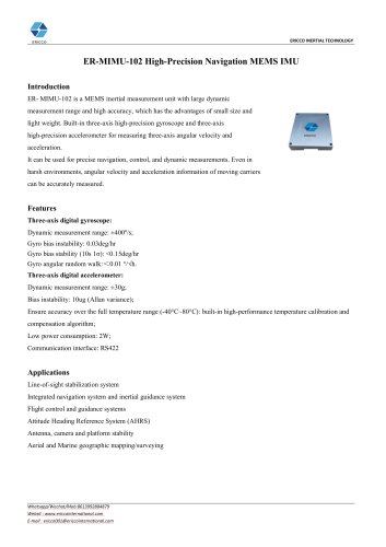 ER-QA-03C - SHAANXI ERICCO INERTIAL TECH. CO., LTD - PDF Catalogs ...