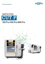 Wire EDM - CUT P series - GF Machining Solutions - precision