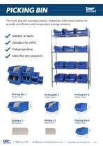 PICKING BIN - Pegasus-Storage - PDF Catalogs | Technical Documentation | Brochure