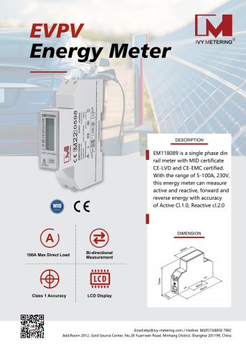 All IVY METERING catalogs and technical brochures