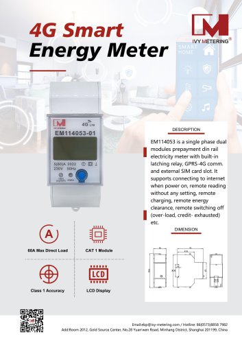 All IVY METERING catalogs and technical brochures