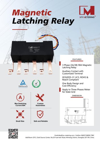 IVY Motor Latching Relay IM-M1201T - IVY METERING - PDF Catalogs | Technical Documentation ...