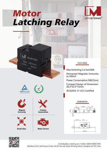 All IVY METERING catalogs and technical brochures