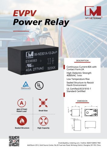 IVY AC/DC Power Supply Module - IVY METERING - PDF Catalogs | Technical ...