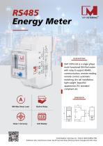 Single-phase electric energy meter - EM113016-04 - IVY METERING - DIN ...