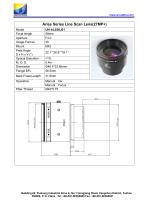 Aries Series Line Scan Lens(27MP+) - UNI Optics Co., Ltd - PDF Catalogs ...
