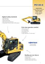 Hydraulic Excavator - PC130-8 - Komatsu Europe - PDF Catalogs ...