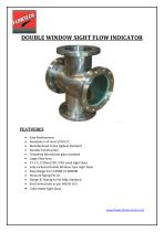 DOUBLE WINDOW SIGHT GLASS INDICATORS - Flowtech Measuring Instruments ...